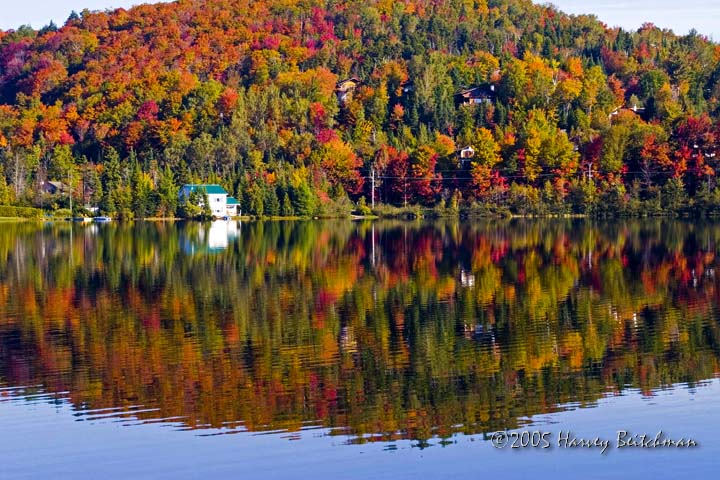 Photography by Harvey Beitchman/Canada/Trout Lake, Quebec, Fall Colors ...